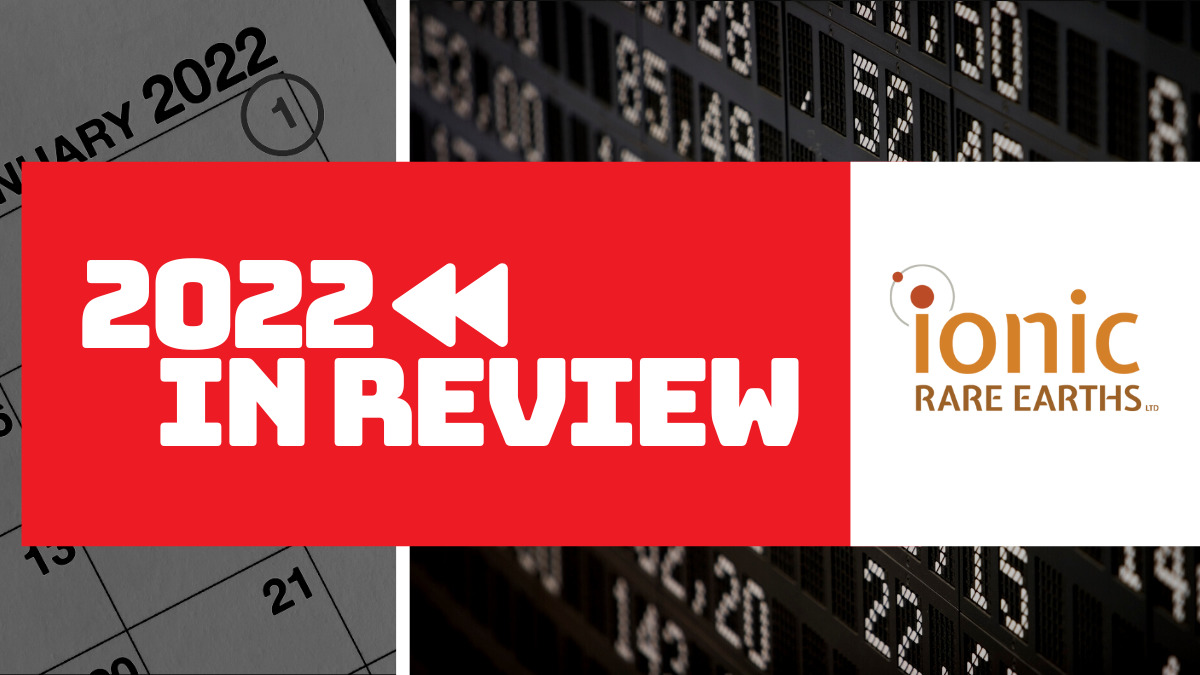 Year In Review Ionic Rare Earths Asx Ixr With Managing Director Tim
